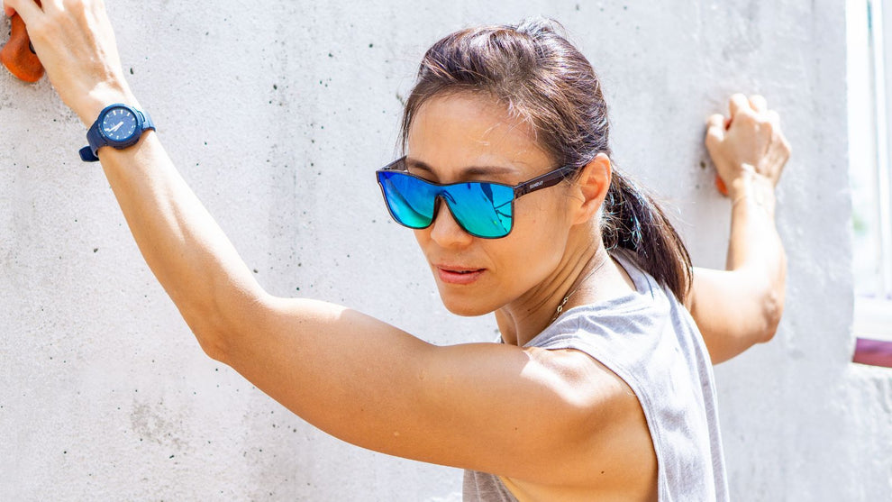 Sunday Shades Neon Reflections Flare - Polarised Sunglasses with 100% ...
