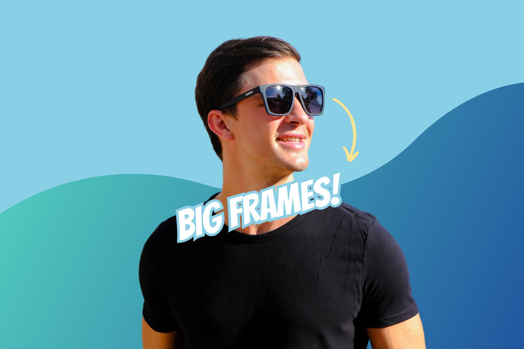 Sunday Shades - Zero Bounce Asian Fit Sports Sunglasses – Sunday Shades Co.