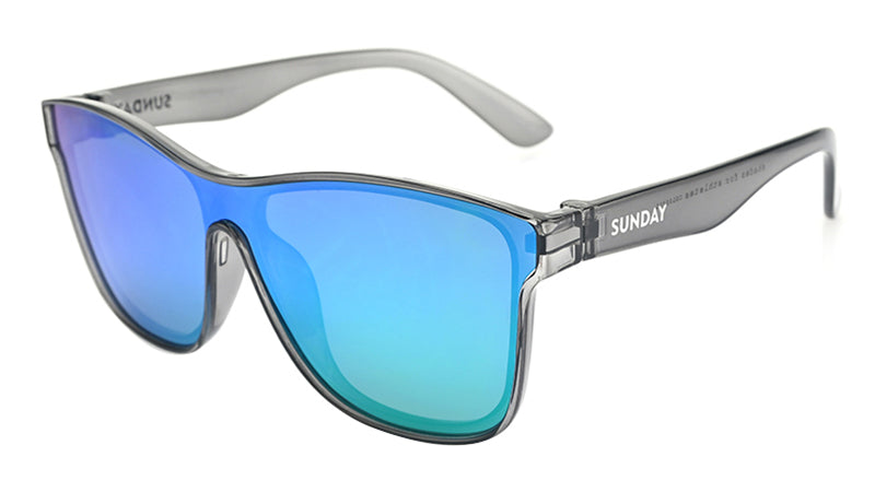 Sunday Shades Neon Reflections Flare - Polarised Sunglasses with 100% ...