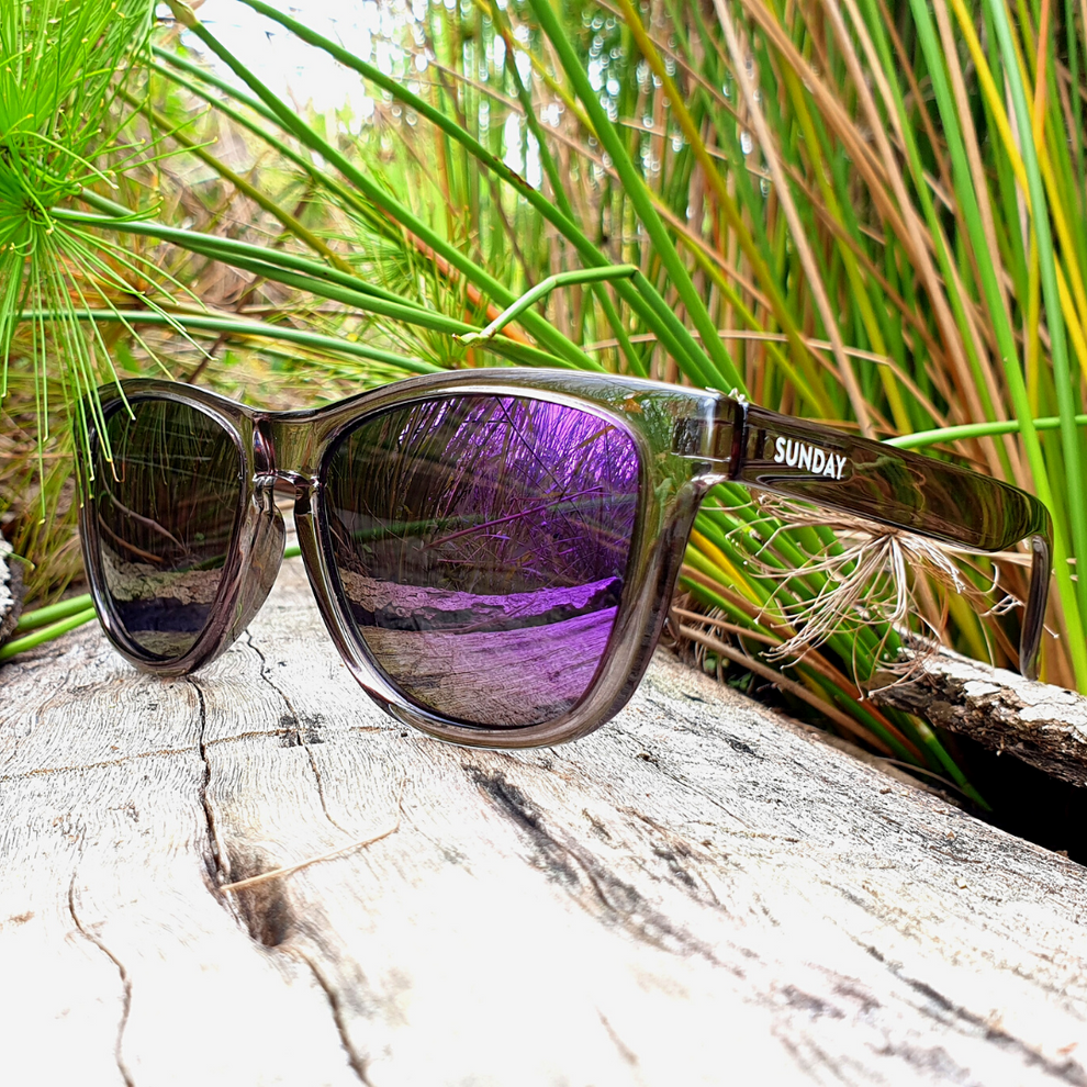 LUCID GREY VIOLET CLASSIC - Polarised Sunglasses with 100% UV ...