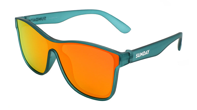 Sunday Shades Tropical Lush Flare - Polarised Sunglasses with 100% UV ...